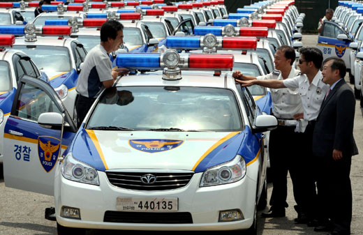 토스카 순찰차 119대 경찰에 인도