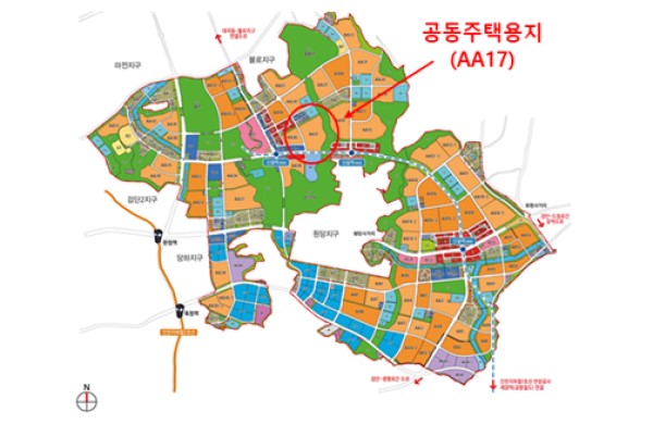 검단신도시 AA17BL 검암역세권 B-2BL 공동주택용지 공급